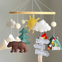 Baby Mobile National Park - Camping Baby Mobile Dog - Wilderness Mobile ...