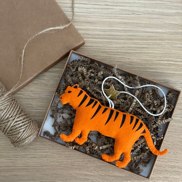 Felt Tiger - Etsy UK
