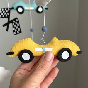 Retro Racing Cars Baby Mobiles Vintage Cars Nursery Mobile Retro Cars ...