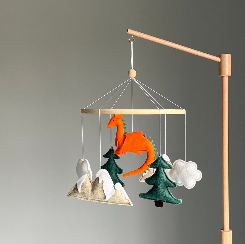 Dragon Mobile for Fantasy Nursery Decor,dragon Neutral Baby Mobile ...