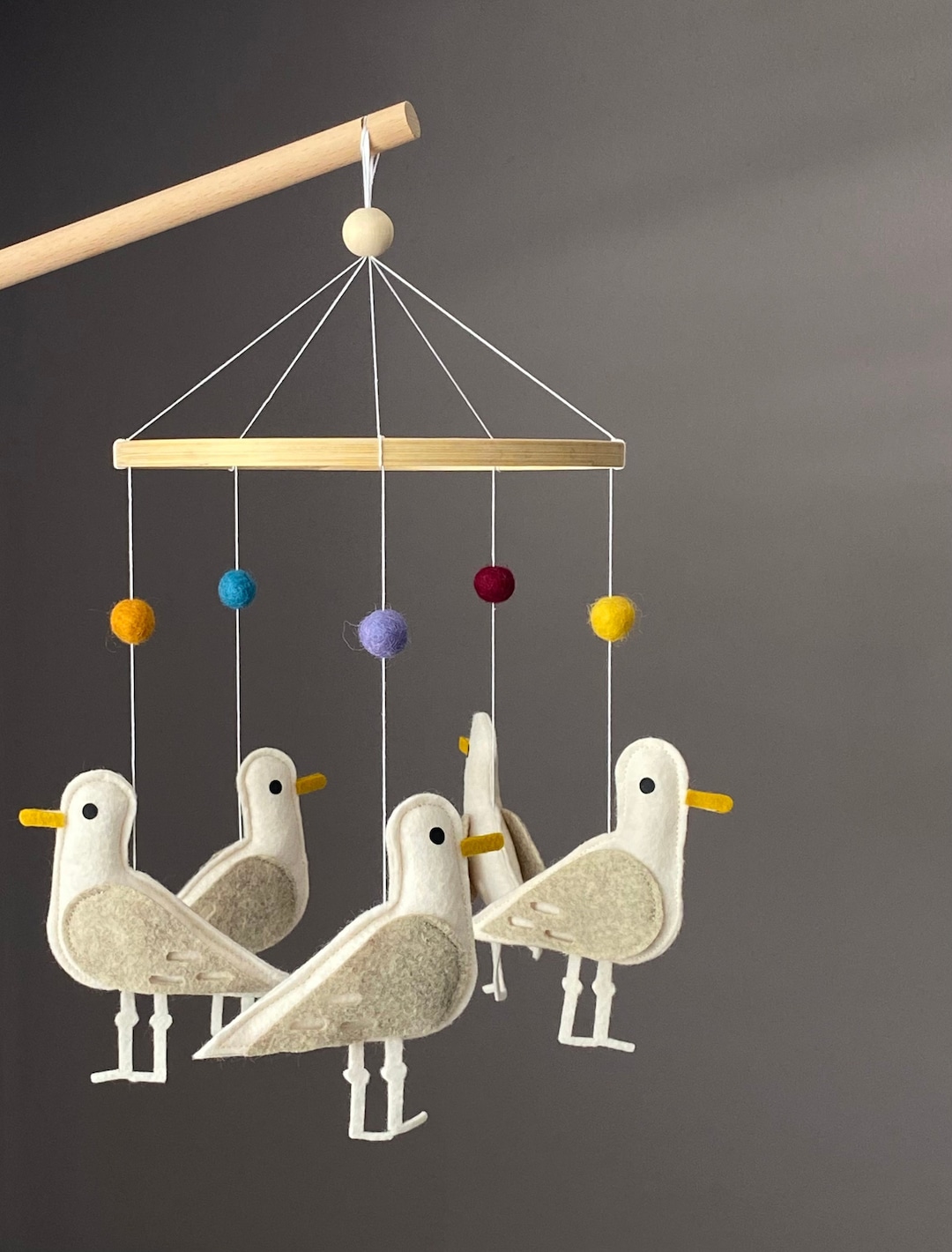 Seagull Baby Mobile Ocean Theme Mobile Beach Nursery Mobile Sea Theme ...