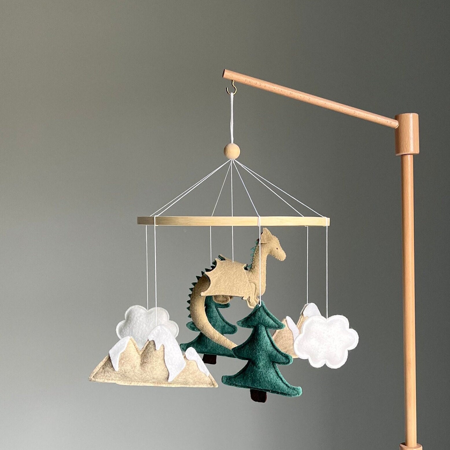Dragon Mobile for Fantasy Nursery Decor,dragon Neutral Baby Mobile ...