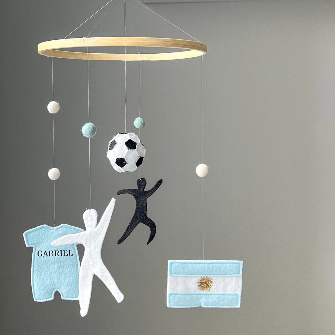 Soccer Theme Nursery Mobilesoccer Baby Room Decorfootball - Etsy