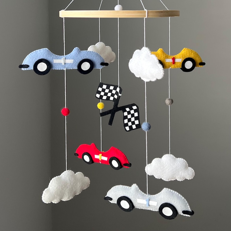 Baby Boy Mobile Cars - Etsy