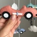 Retro Racing Cars Baby Mobiles Vintage Cars Nursery Mobile Retro Cars ...