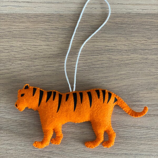 Felt Tiger - Etsy