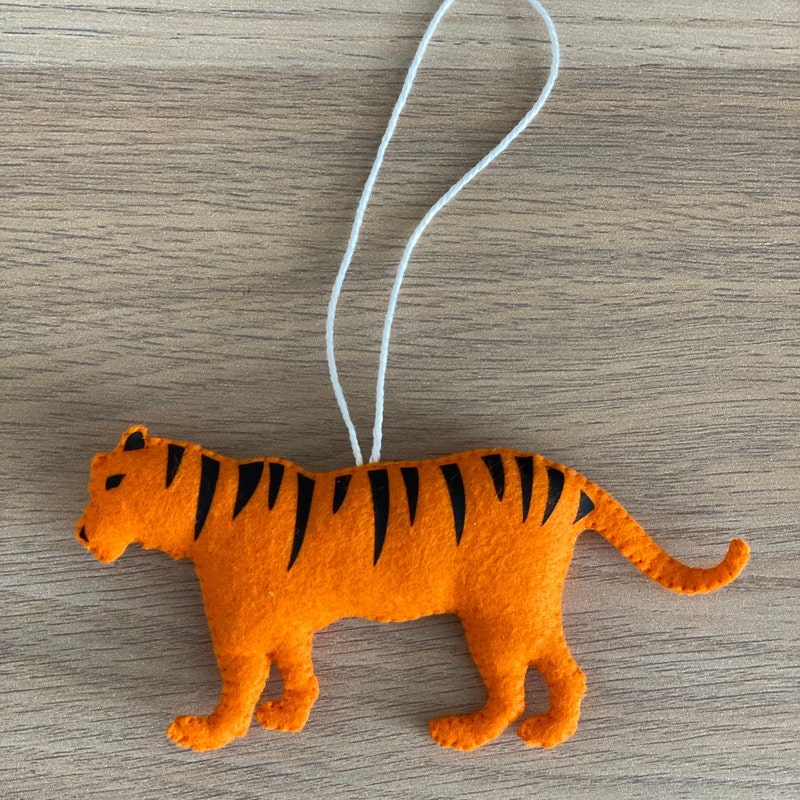 Felt Tiger - Etsy