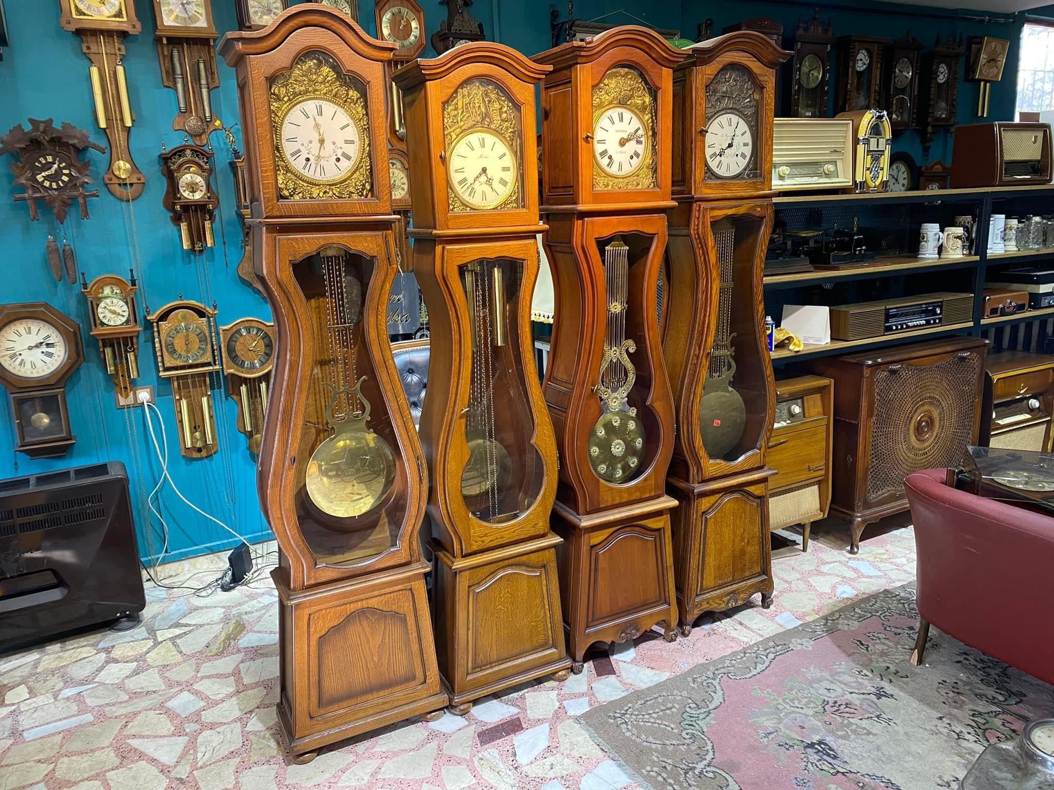 Antique French and English Grandfather Clocks | Key Wind and Weight ...