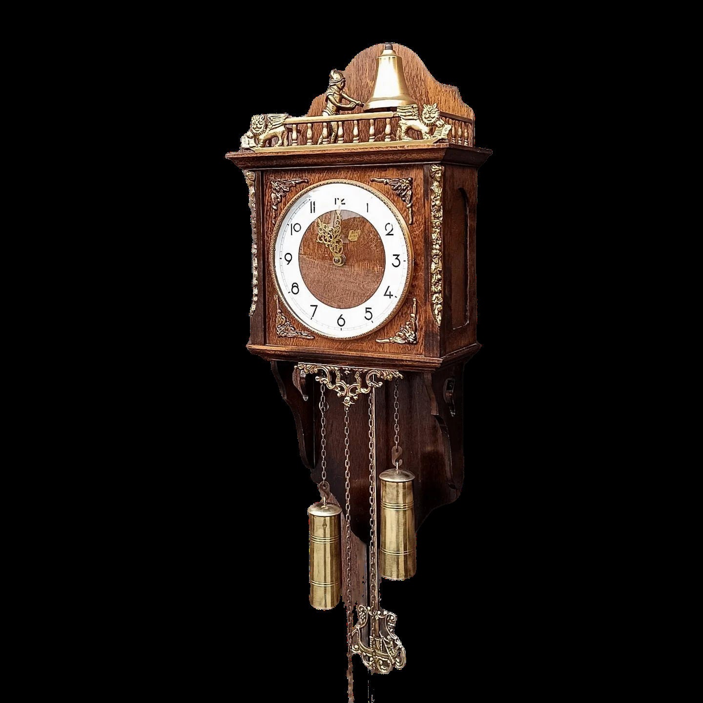 Antique Balcanto Wall Clock | French Made | Elegant Wooden Case | Fully ...