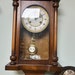 Antique German Wall Clock With Key Wind and Gong Chime 58x28 Cm ...