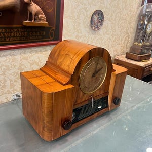 Ultra Rare 1951 German Te Ka De Tube Radio Clock - Antique With FM Kit ...