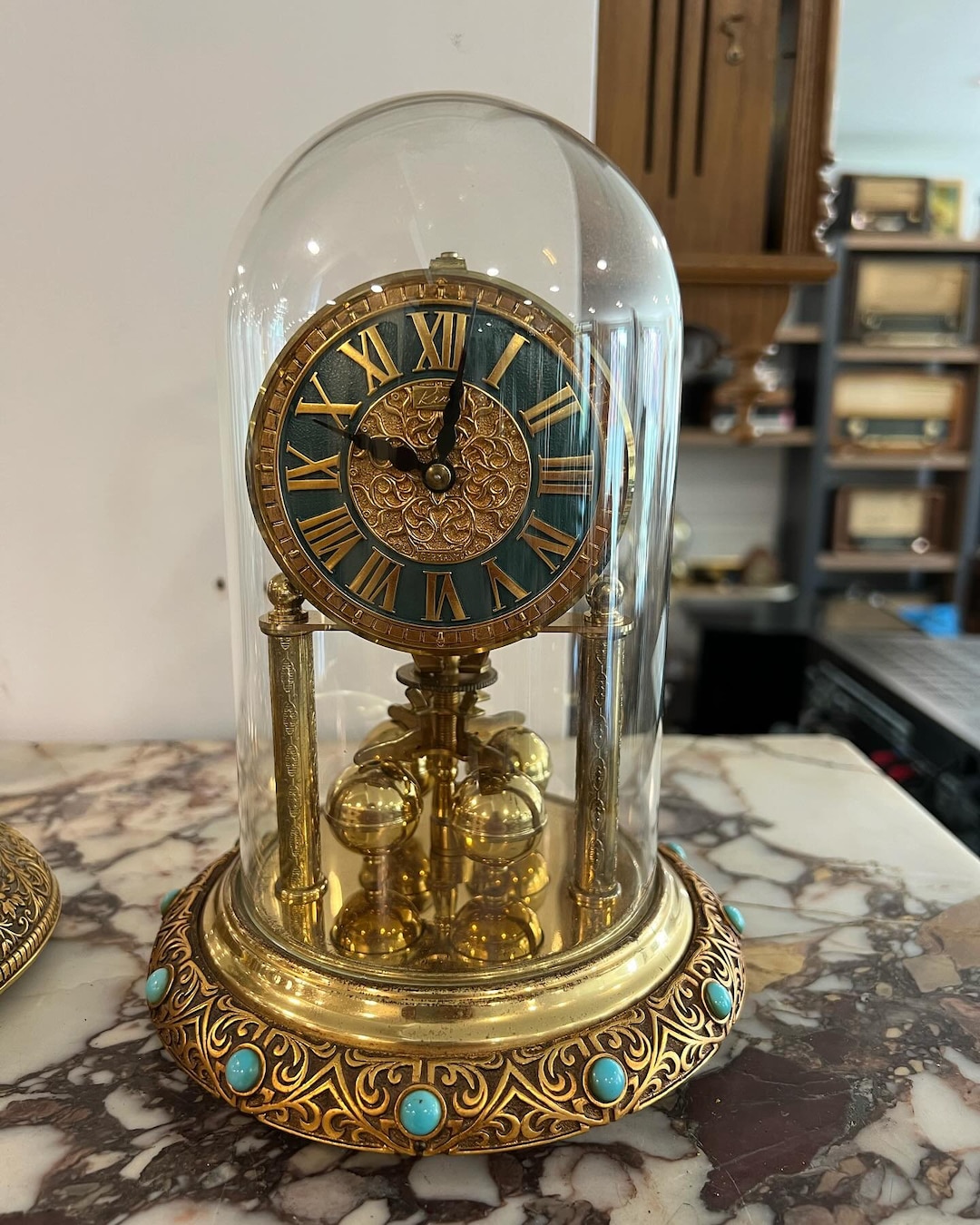 Antique Collectible Enamel 400-day Clock | Rare and Flawless Condition ...