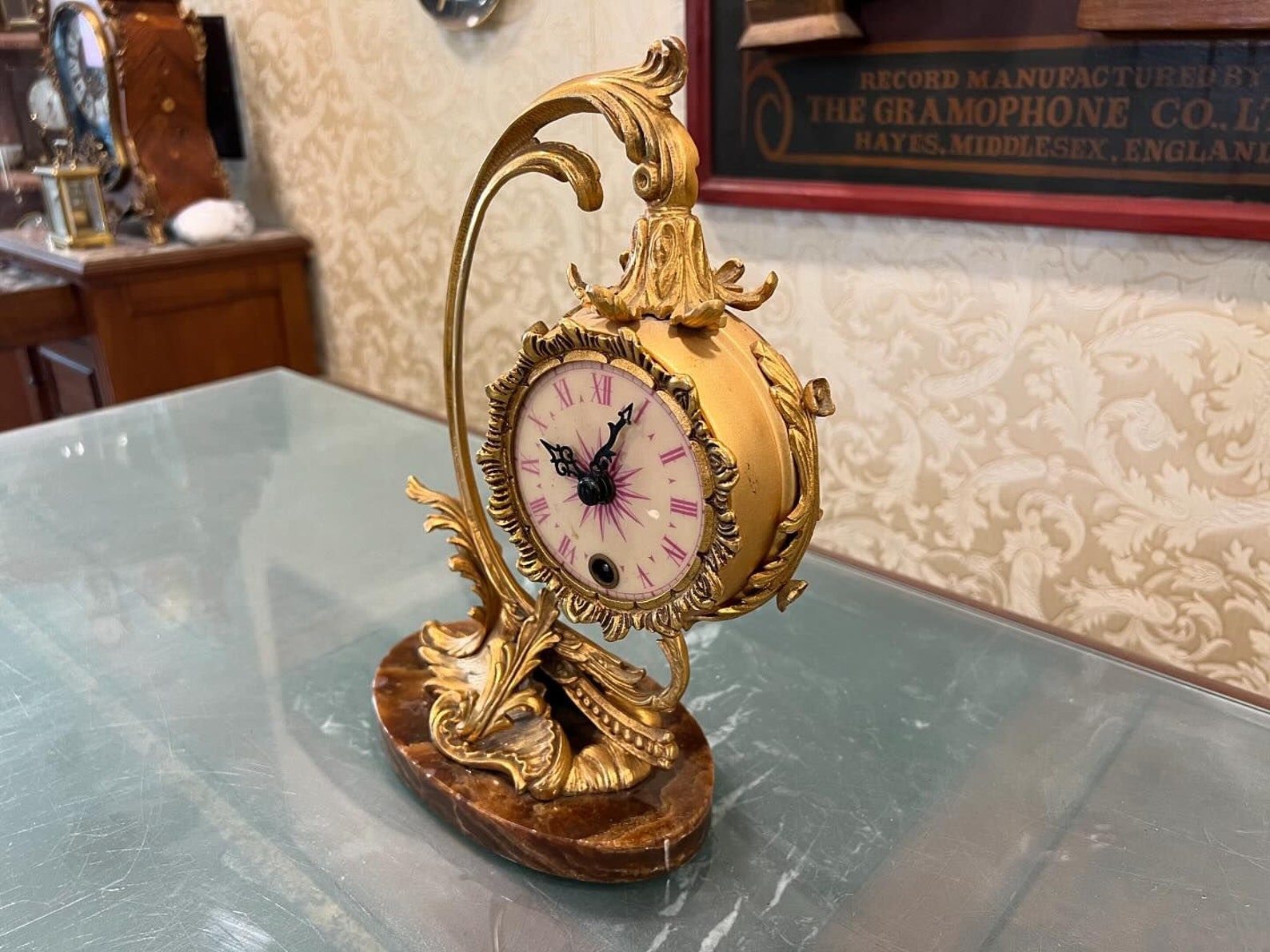 Stunning Italian Bronze Mantel Clock With Exquisite Details - High ...