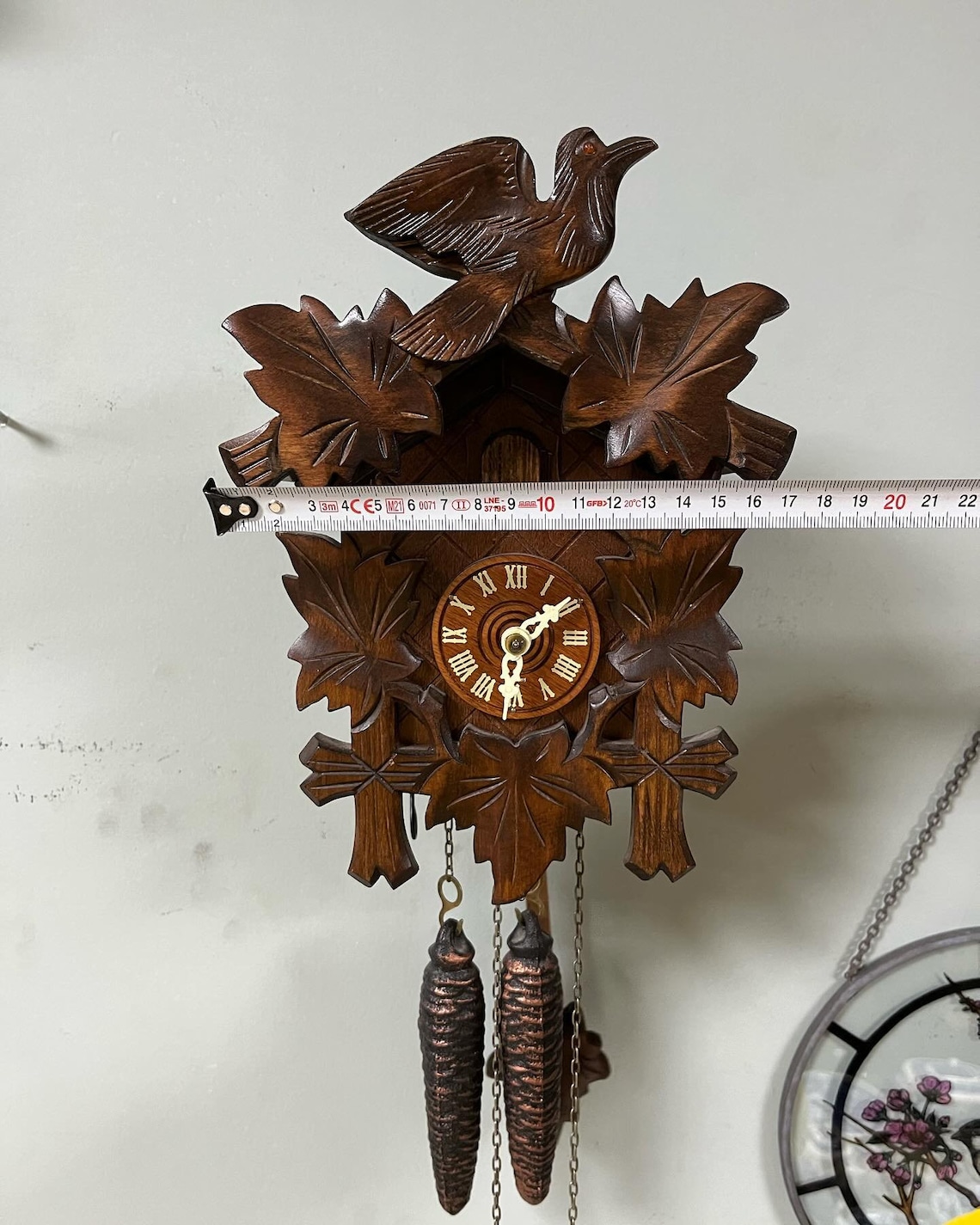 Antique Cuckoo Clock With Wind-up Mechanism and Wooden Case | 22x17 Cm ...