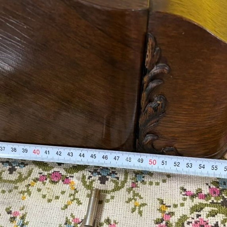 Antique Hermle Mantel Clock With Triple Wind-up Mechanism and Gong ...
