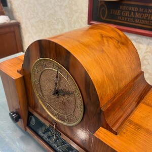 Ultra Rare 1951 German Te Ka De Tube Radio Clock - Antique With FM Kit ...