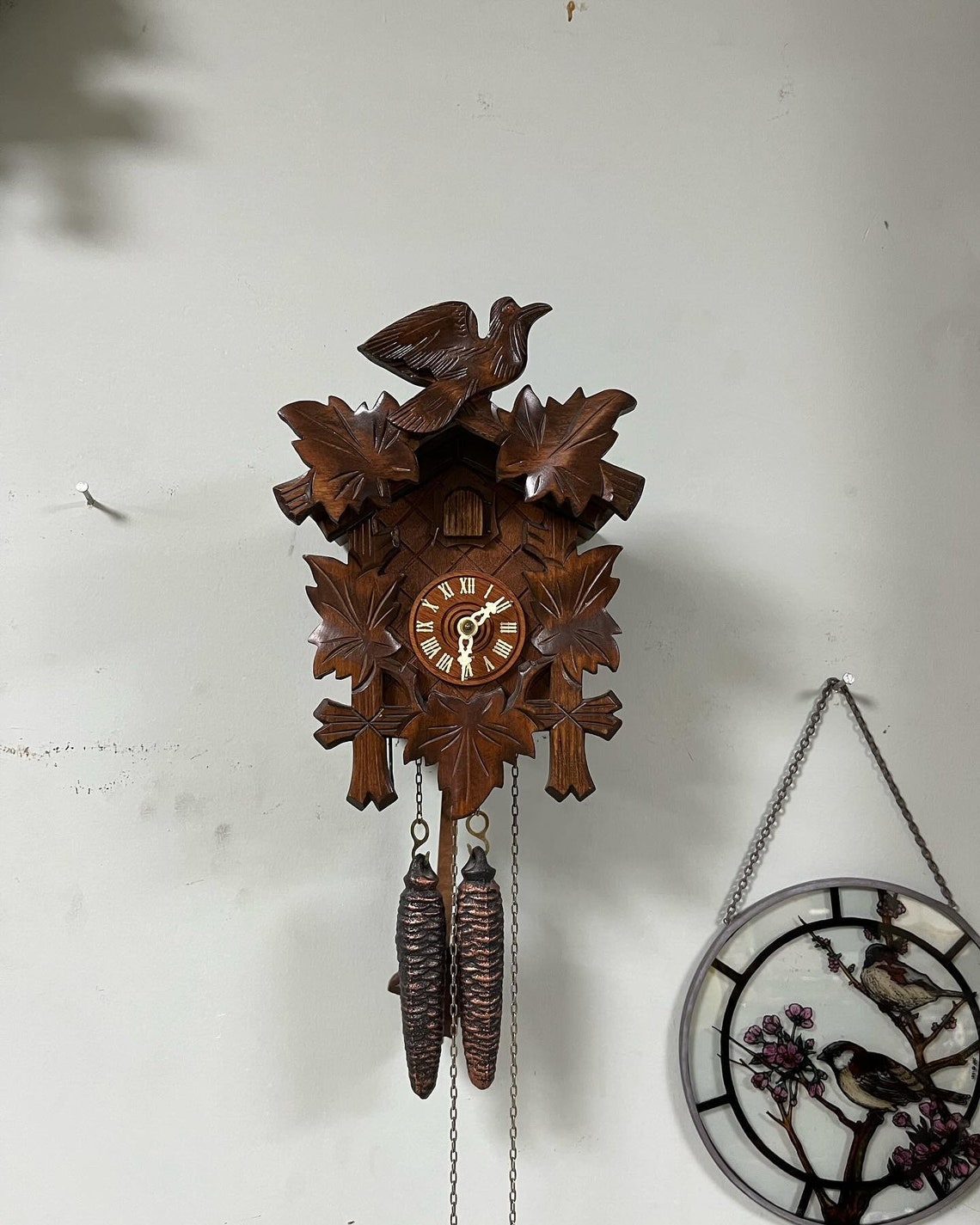 Antique Cuckoo Clock With Wind-up Mechanism and Wooden Case | 22x17 Cm ...