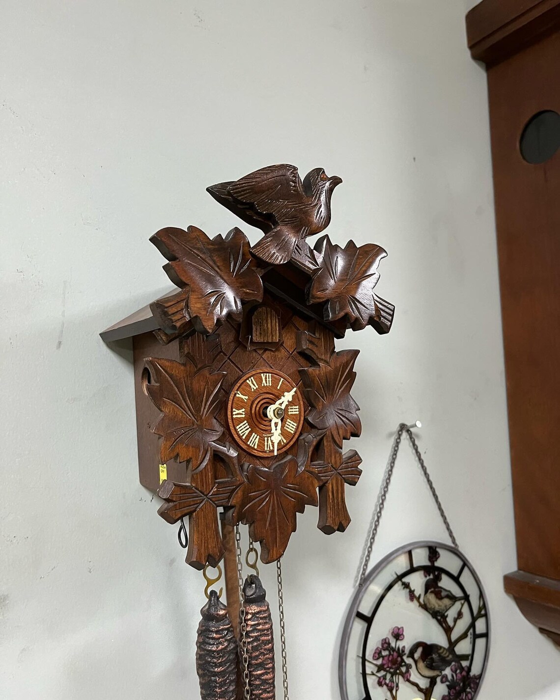 Antique Cuckoo Clock With Wind-up Mechanism and Wooden Case | 22x17 Cm ...