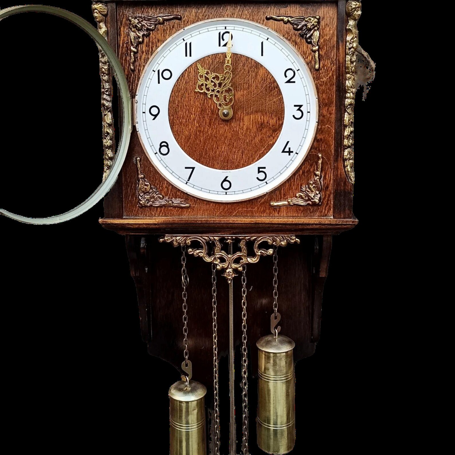 Antique Balcanto Wall Clock | French Made | Elegant Wooden Case | Fully ...