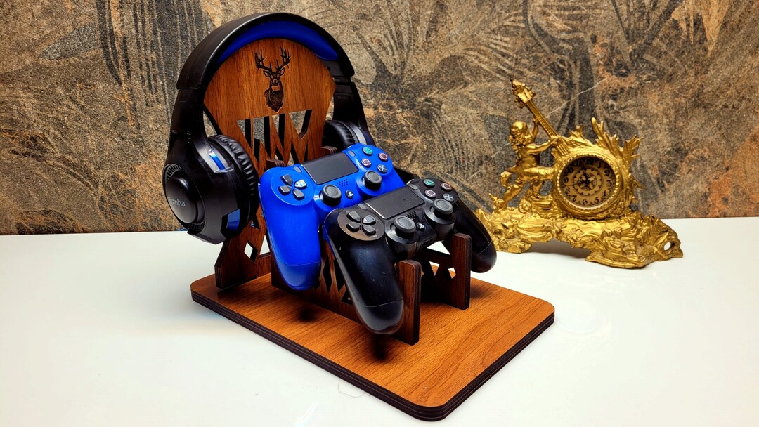 Elevate Your Gamer Room Decor With Our Controller and Headset Stand ...