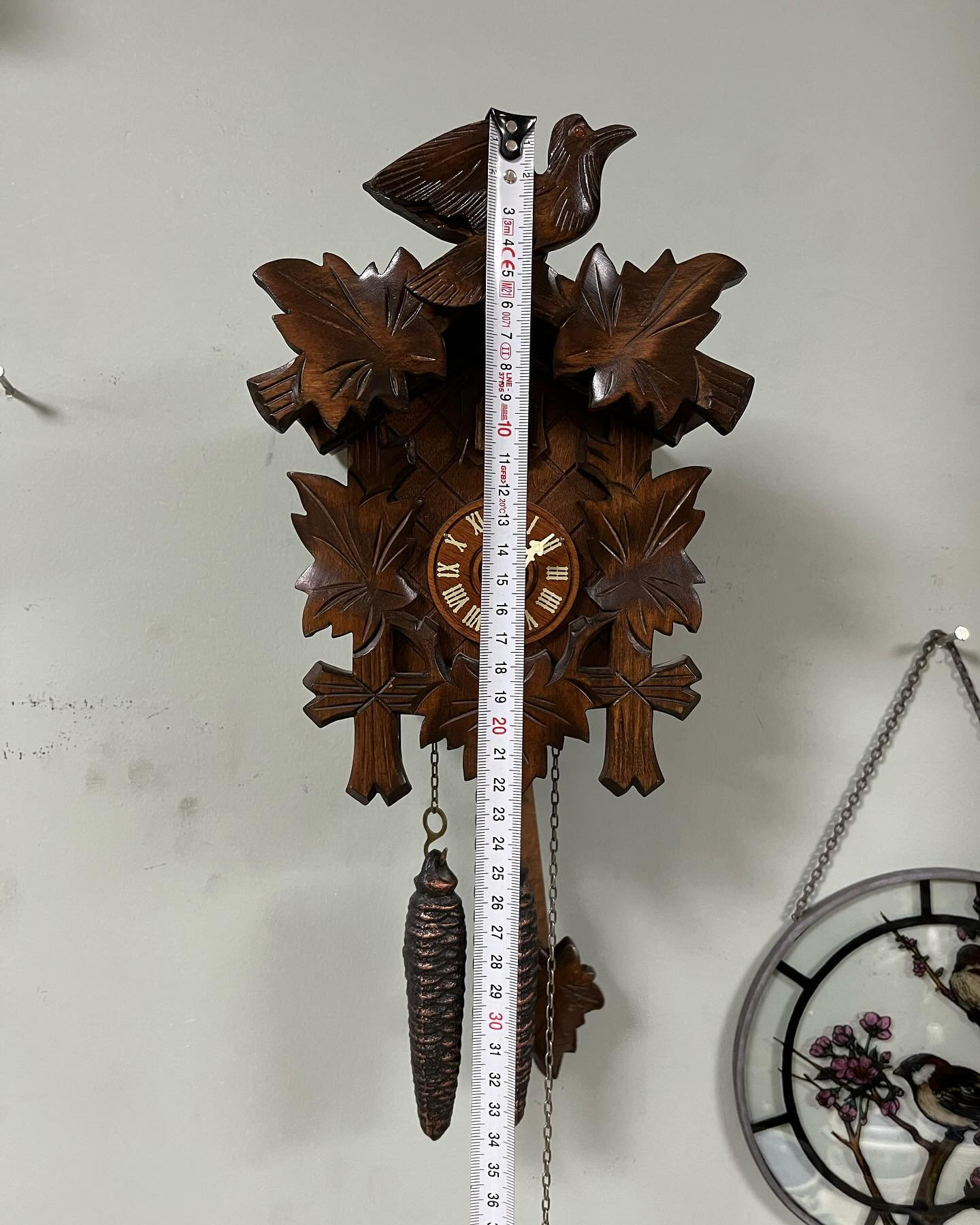 Antique Cuckoo Clock With Wind-up Mechanism and Wooden Case | 22x17 Cm ...