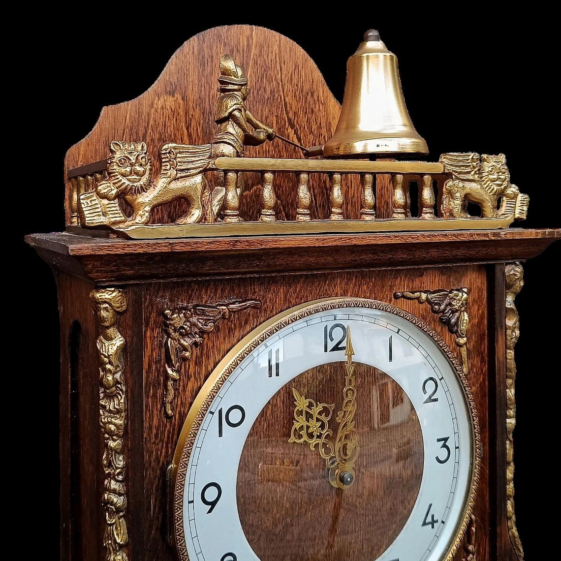Antique Balcanto Wall Clock | French Made | Elegant Wooden Case | Fully ...