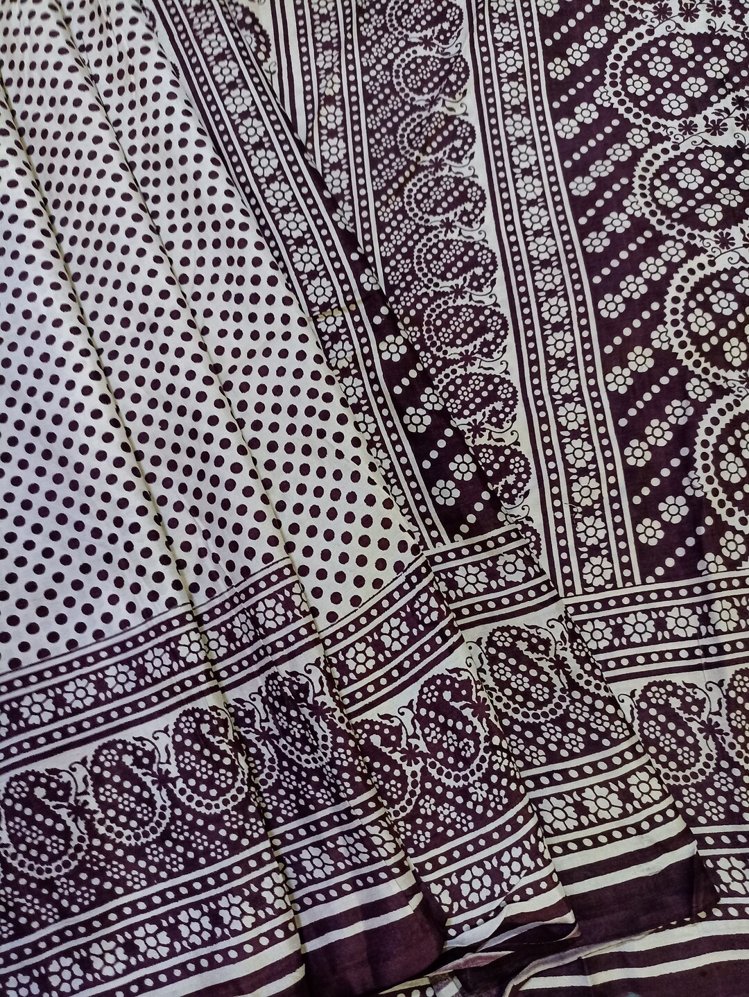 Vintage Seide Sari Frauen tragen 100% reine Seide Sari Stoff 5 - Etsy.de
