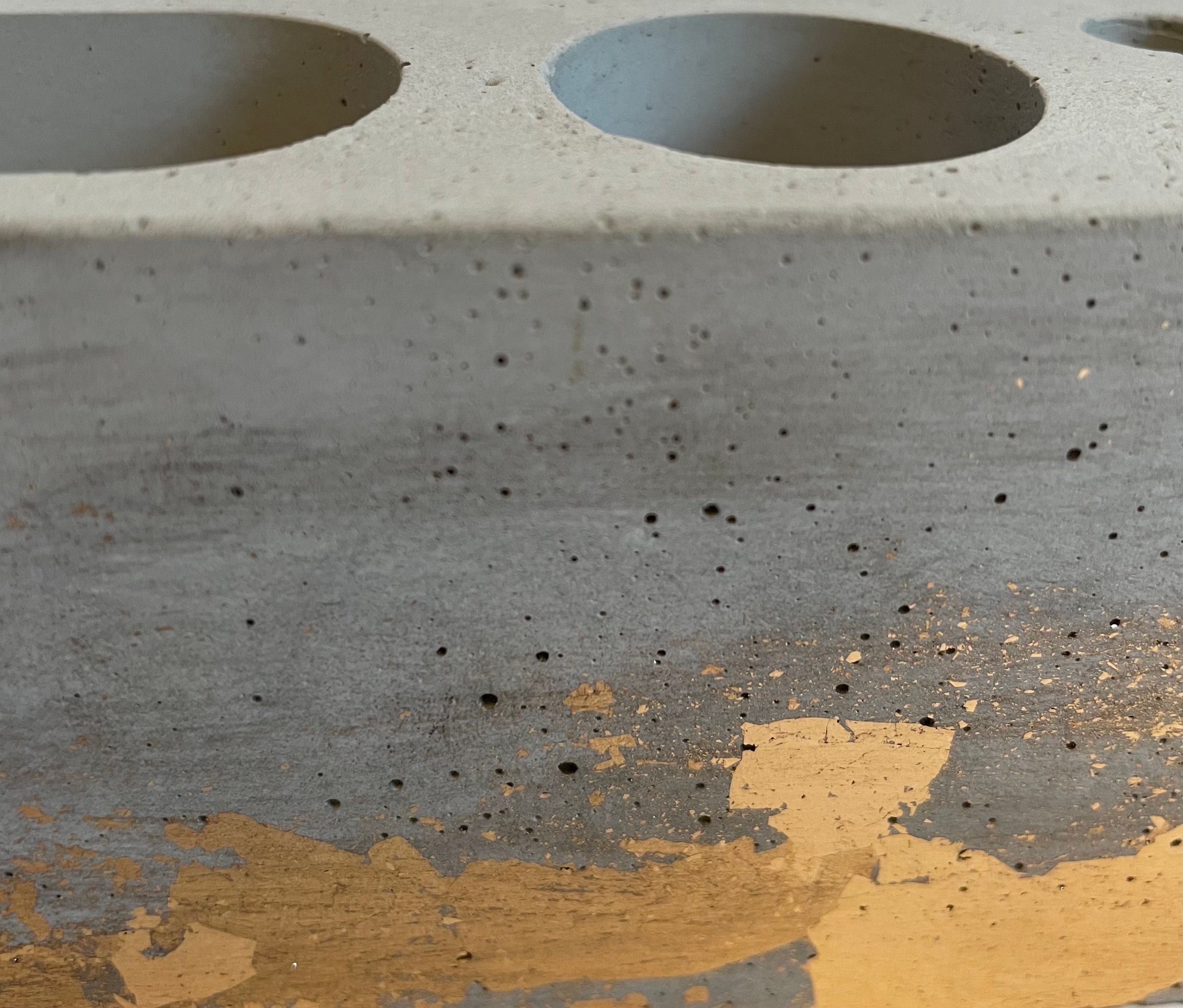 Schreibtischorganizer aus Beton mit Blattgold - Etsy.de