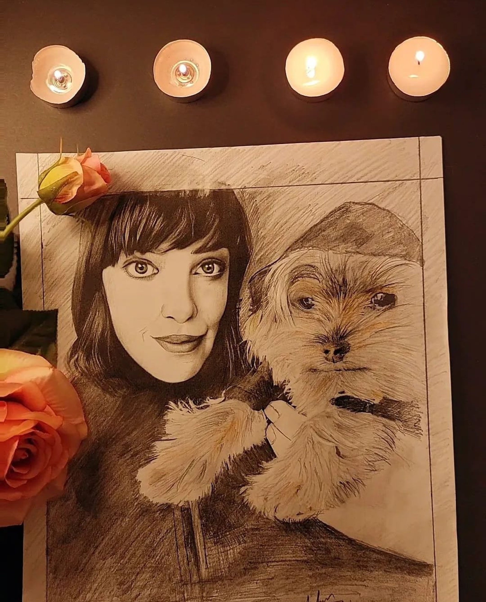 Custom Personalized Drawing/pencil Sketch Great for Family/pet ...