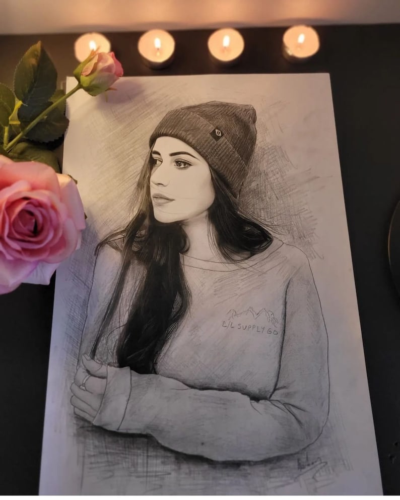 Custom Personalized Drawing/pencil Sketch Great for Family/pet ...