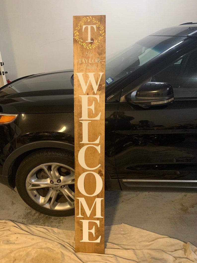 6ft Welcome Front Porch Sign - Etsy