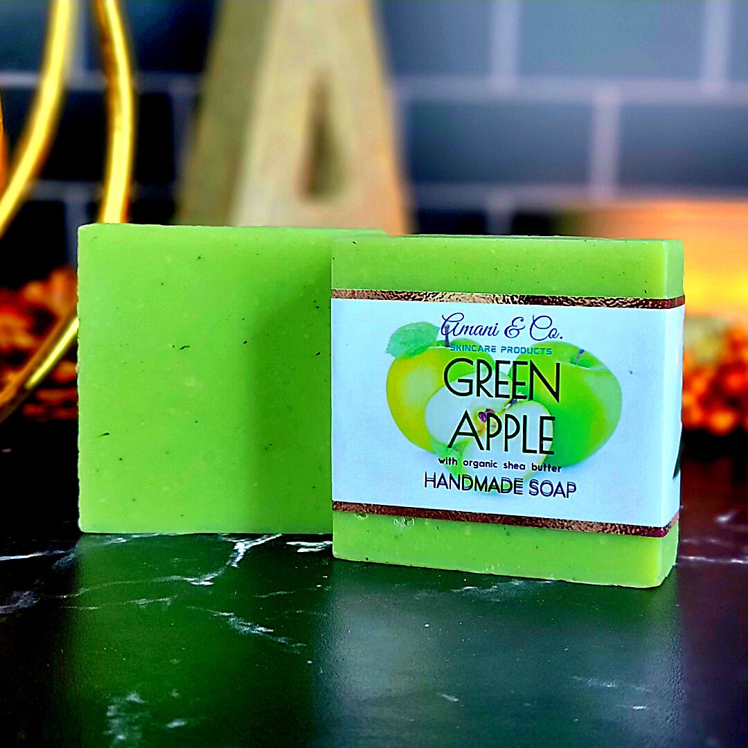 Green Apple | Handmade Soap | Shea Butter Soap | Natural Soap | Vegan ...