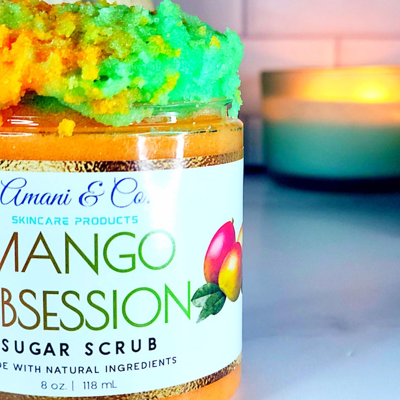 Mango Sugar Scrub Body Scrub Exfoliating Scrub Handmade | Etsy