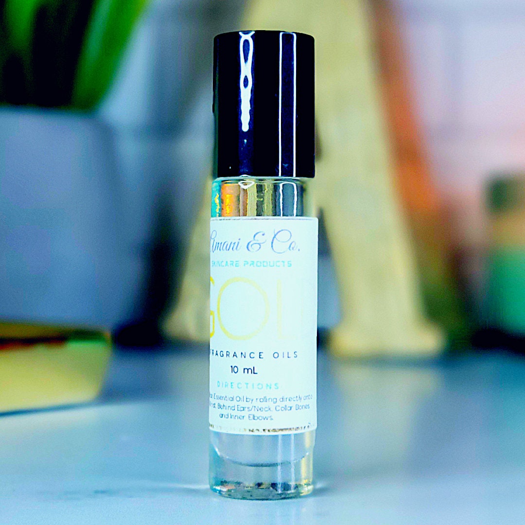 Men Body Oil Scented Oil Gold Rollerball Fragrance Men Cologne L ...