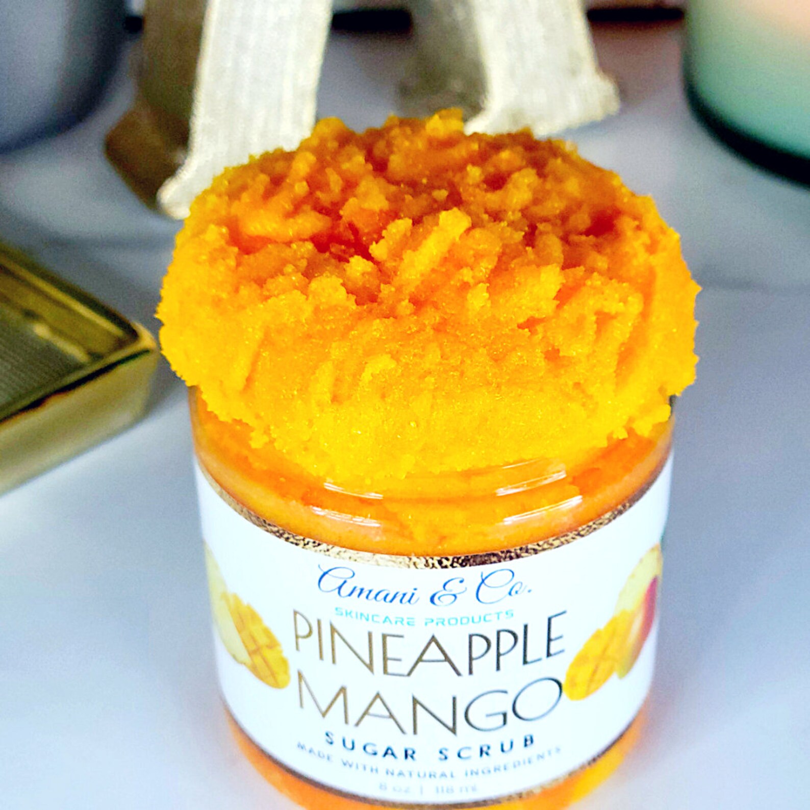 Pineapple Mango Sugar Scrub body Scrub Exfoliating Scrub | Etsy