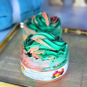 Mango Shea Whipped Body Butter: Organic Natural Skincare - Etsy