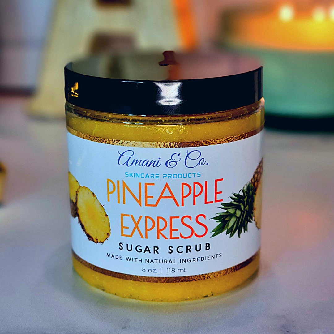 Pineapple Body Scrub Exfoliating Sugar Scrub Natural | Etsy