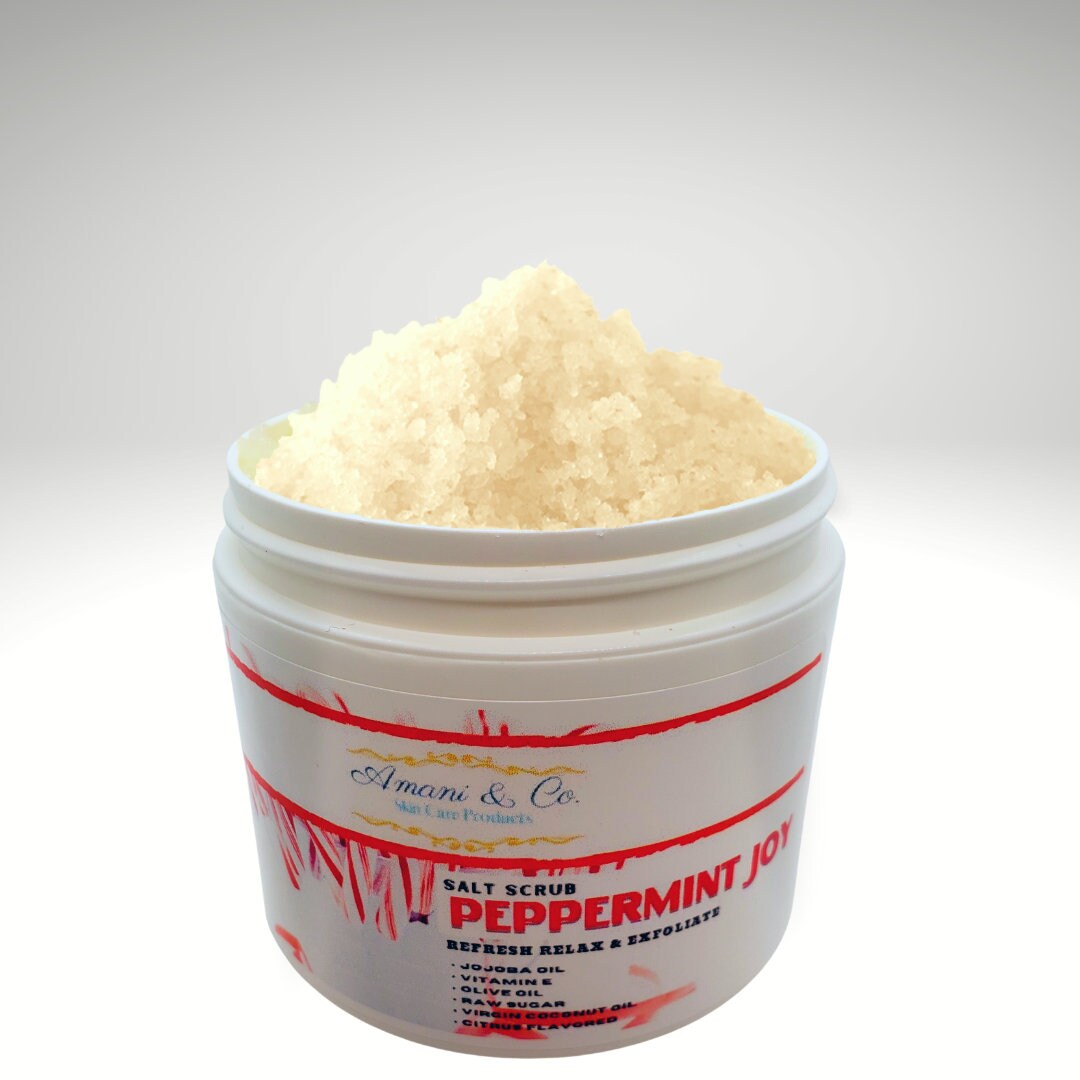 Peppermint Sugar Scrub Body Scrub Exfoliating Scrub | Etsy