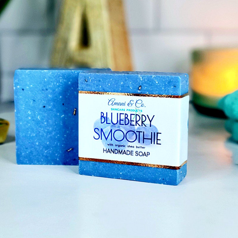 Blueberry Soap Organic - Etsy
