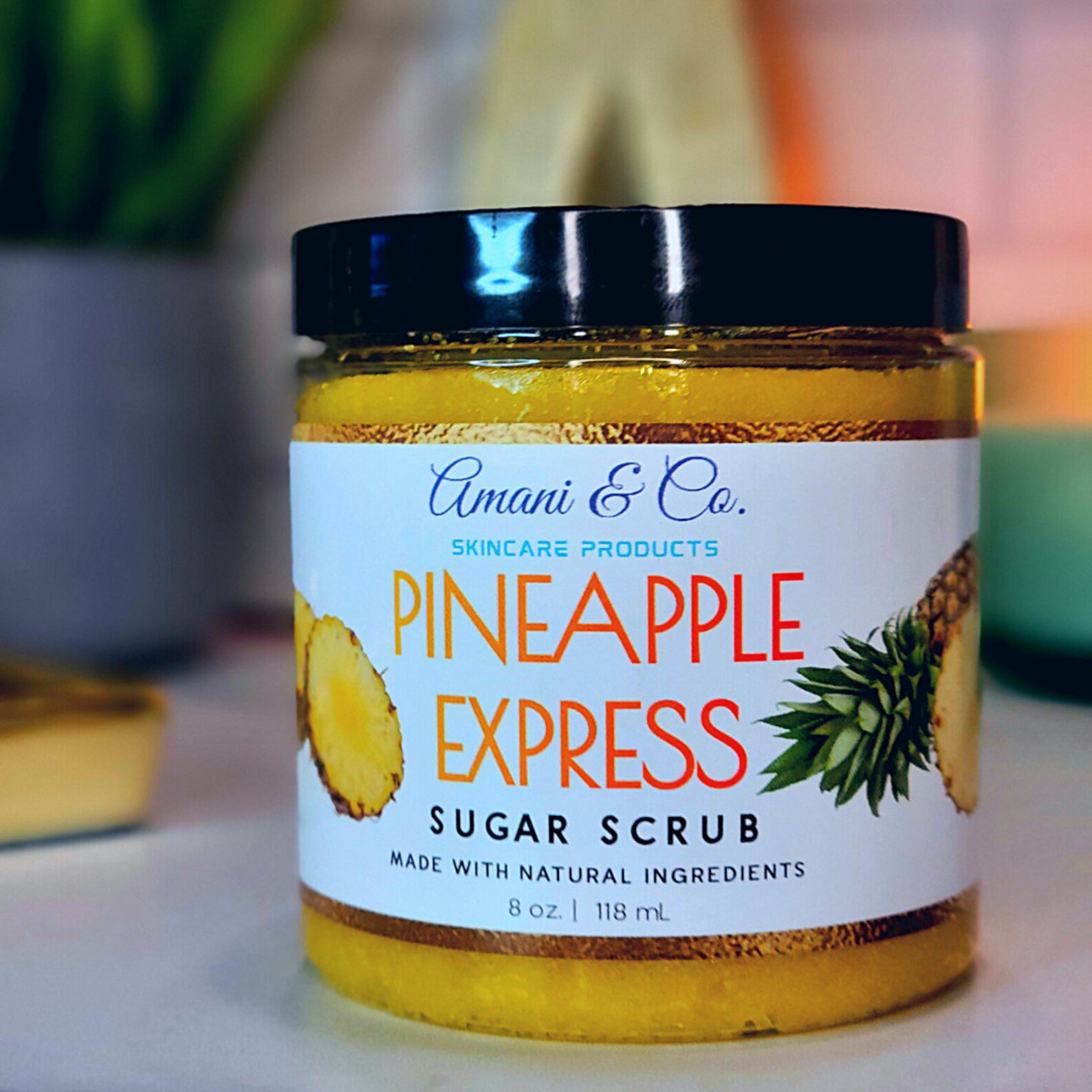Pineapple Body Scrub Exfoliating Sugar Scrub Natural - Etsy