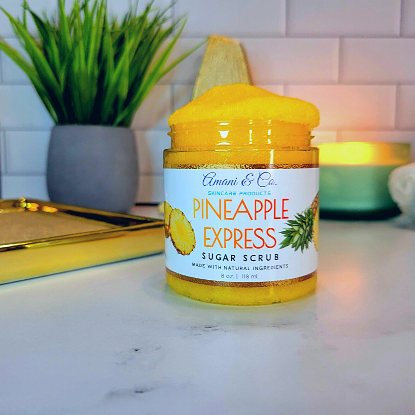 Pineapple Body Scrub Exfoliating Sugar Scrub Natural - Etsy