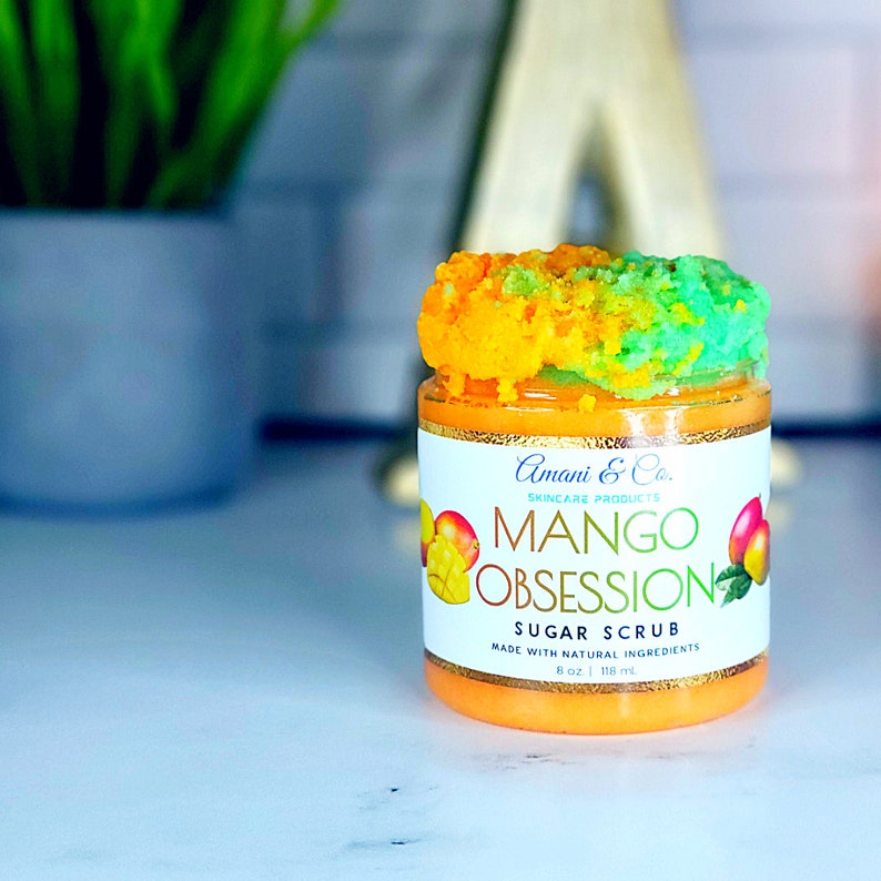 Mango Sugar Scrub Body Scrub Exfoliating Scrub Handmade - Etsy