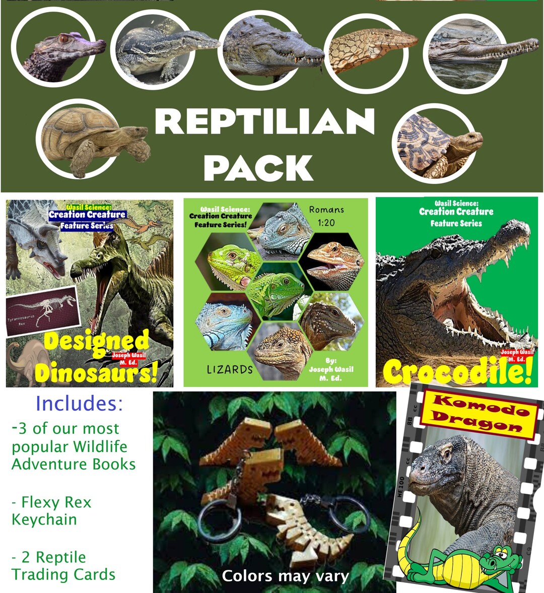 Reptile Pack by Wasil Science - Etsy
