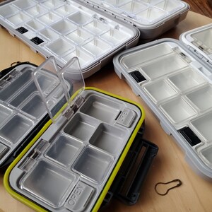 BOX Empty Plastic Organizer Box With Hinged Lids Storage - Etsy