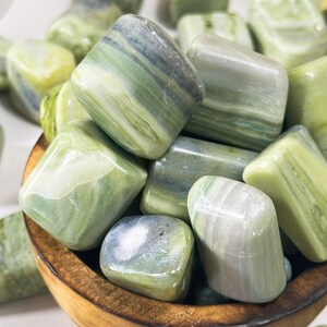 Tumbled Infinite Stone: South African Serpentine Crystal - Etsy