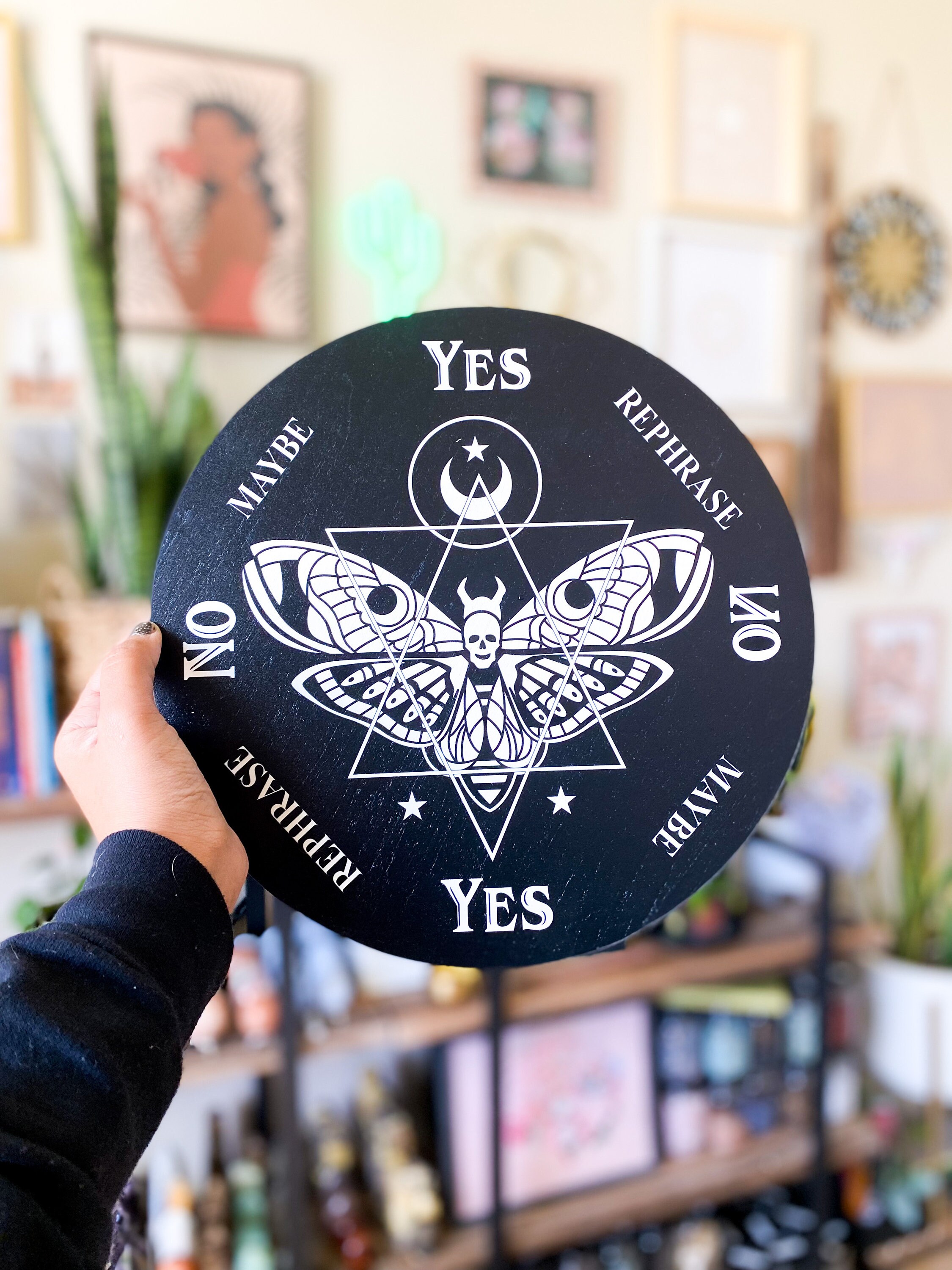 Pendulum Board Wooden Pendulum Board Dowsing Pendulum Board | Etsy