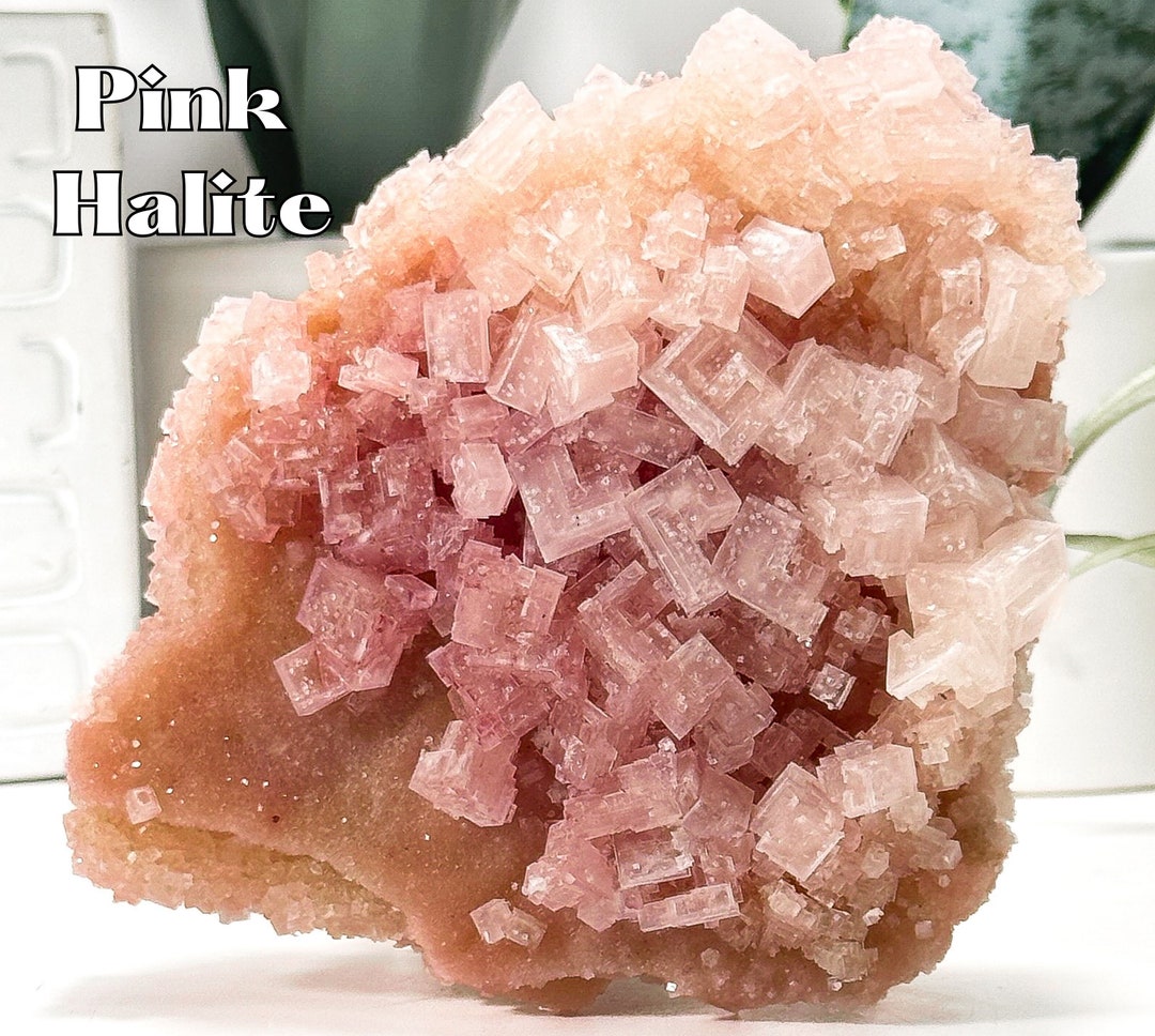 Californian Pink Halite Specimen, COLLECTORS PEICE, High-gracde Pink ...