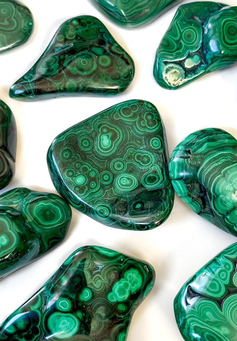 Polished Malachite Freeform - Etsy