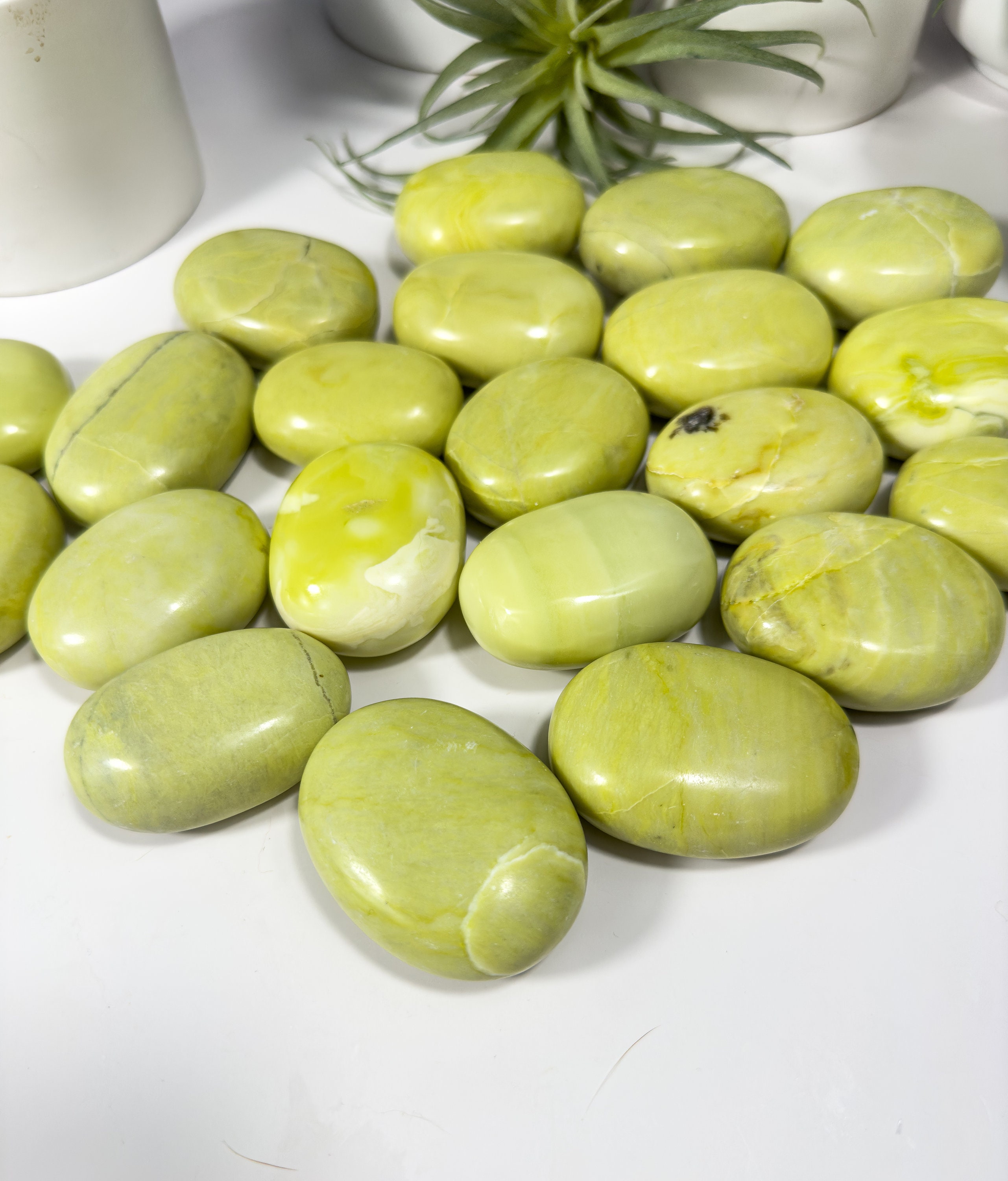 Serpentine Palm Stone: Kundalini Energy, Polished Crystal - Etsy