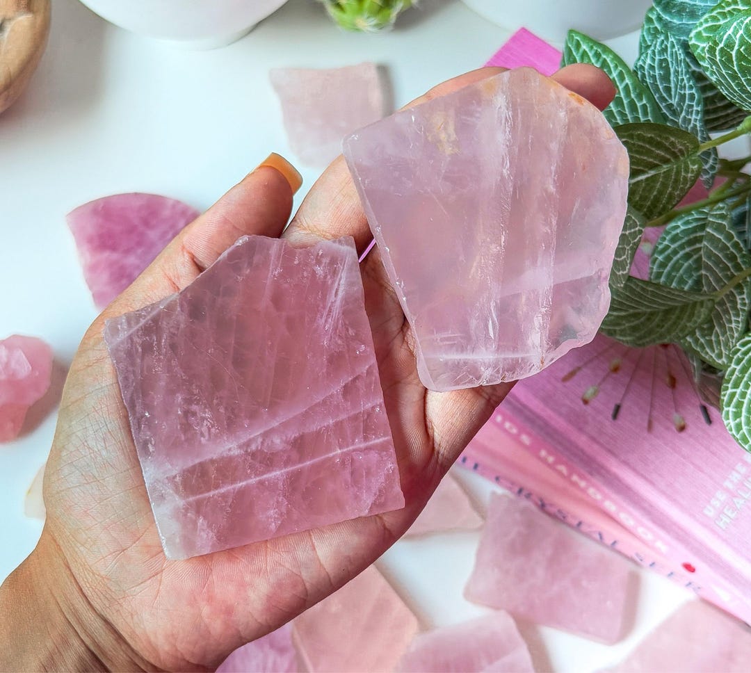 Rose Quartz Slab – Radiate Love and Calm, Rose Quartz Slab, Rose Quartz ...